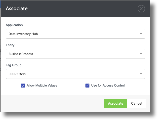 Associating Tags to a Data Inventory Record – TrustArc Help Center