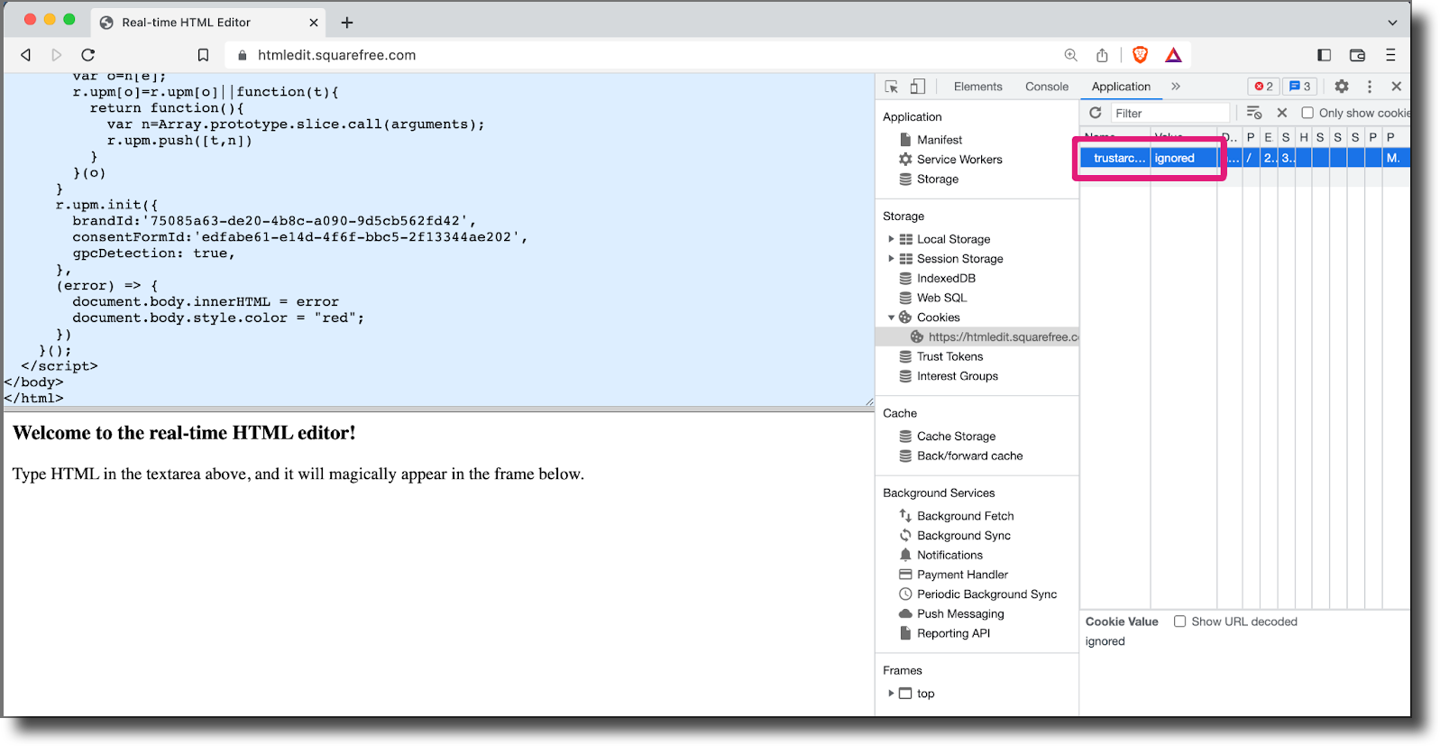 Recognizing GPC in CPM – TrustArc Help Center