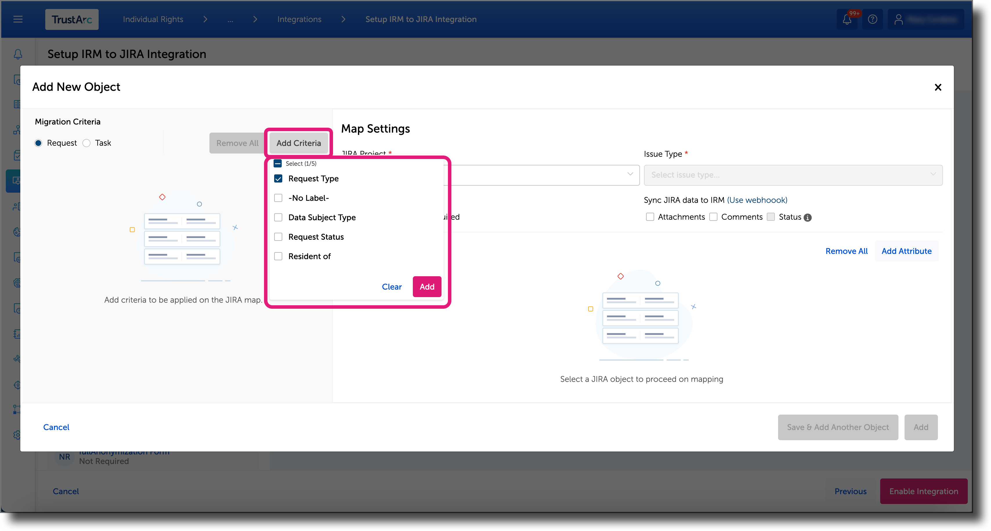 JIRA Integration – TrustArc