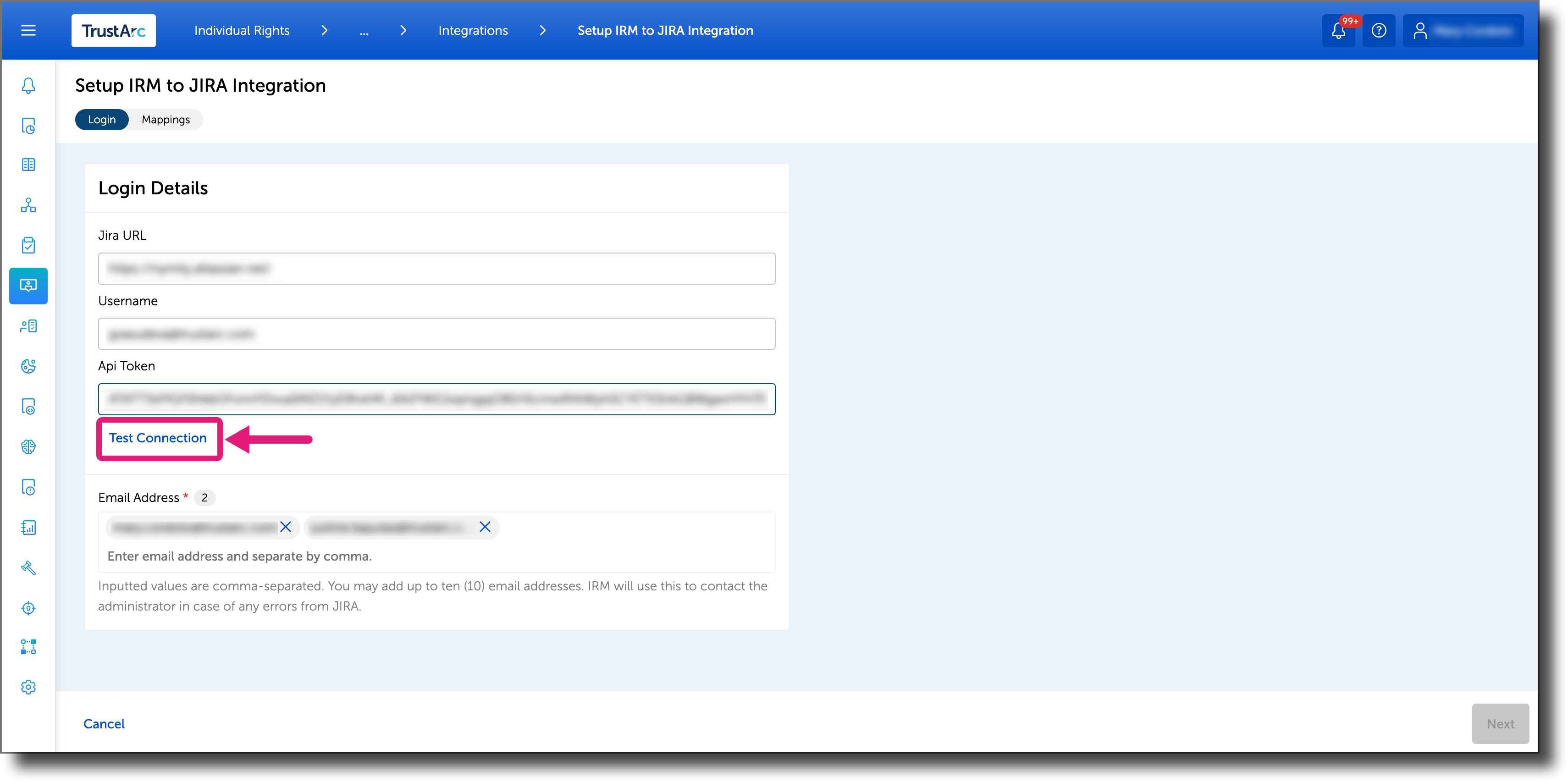 JIRA Integration – TrustArc