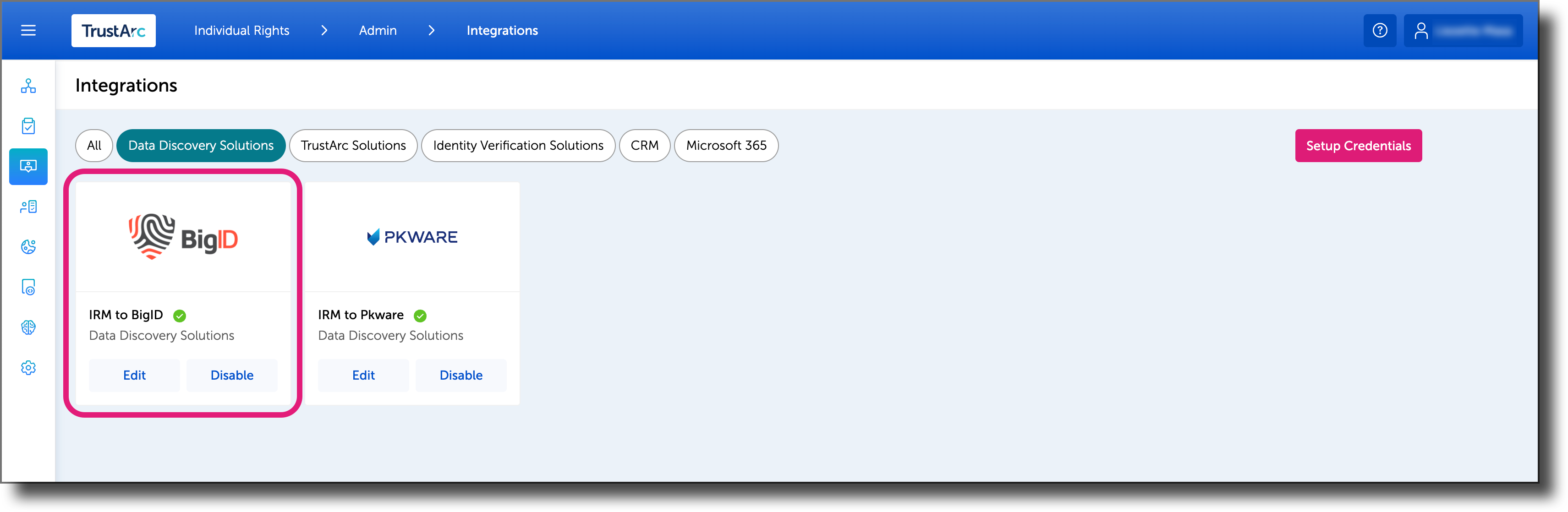 BigID Integration – TrustArc