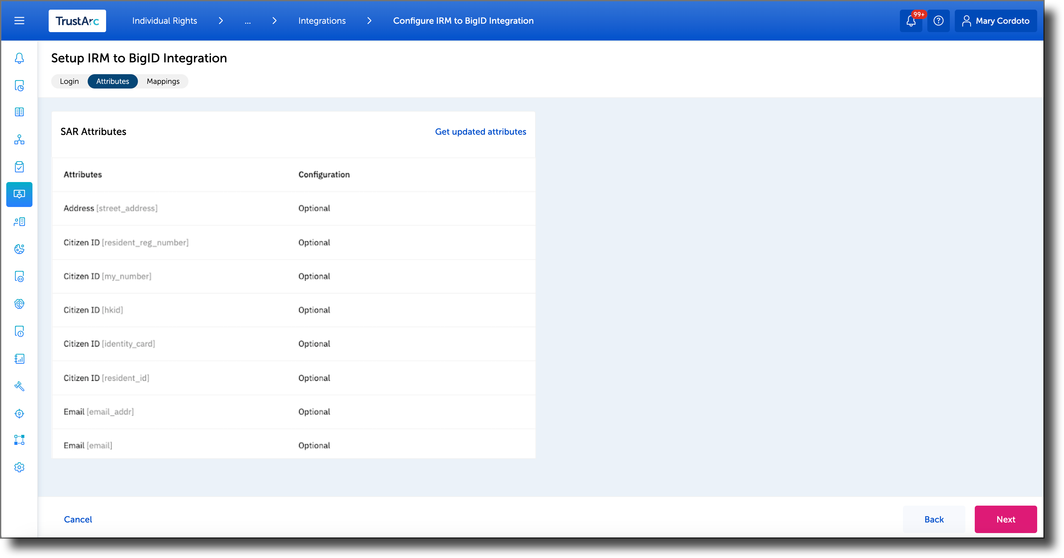 BigID Integration – TrustArc