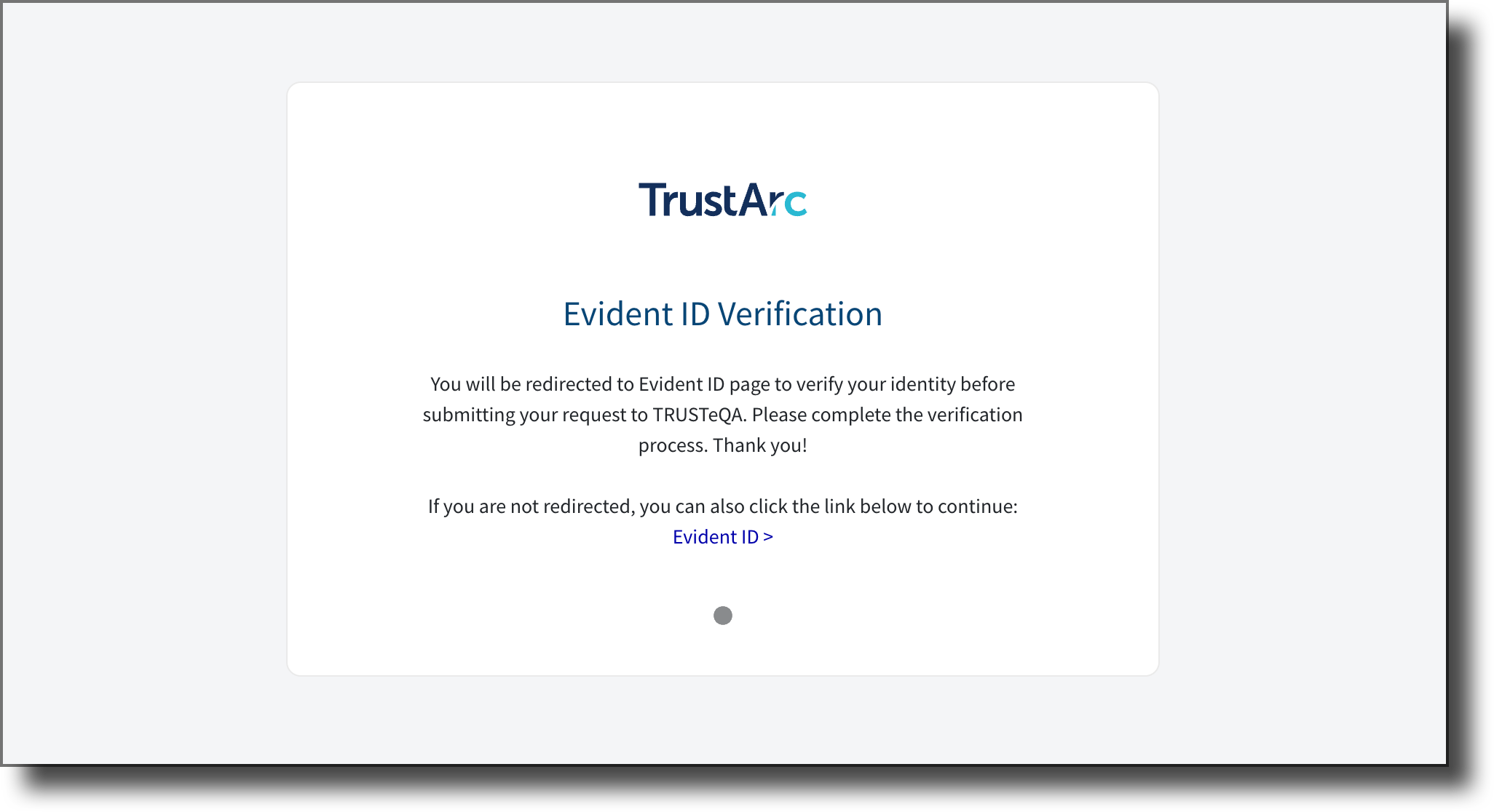 Evident ID to IRM Integration – TrustArc