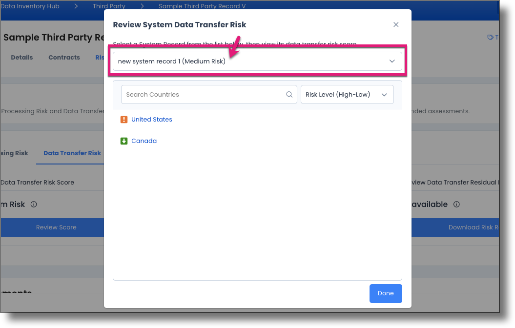 Creating a Third Party Record – TrustArc Help Center