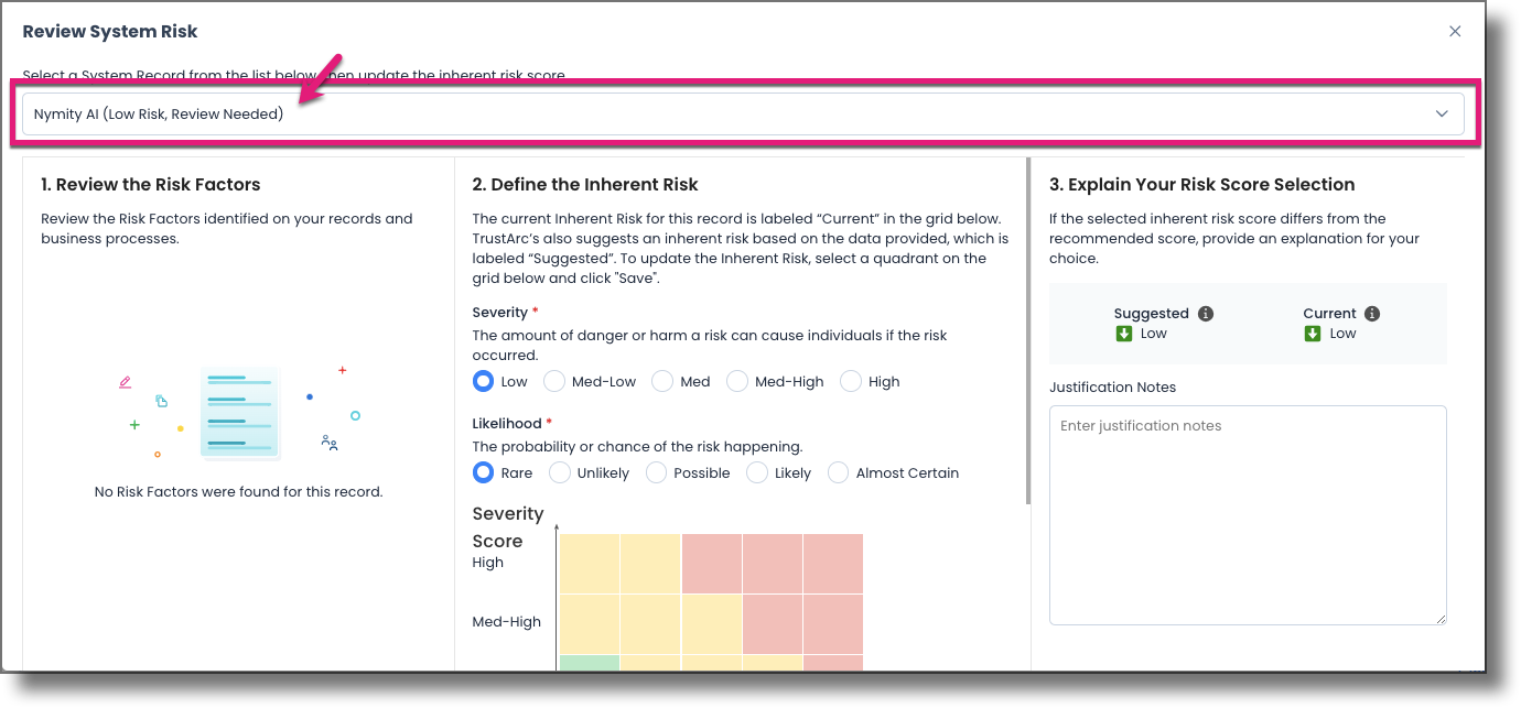 Creating a Third Party Record – TrustArc Help Center