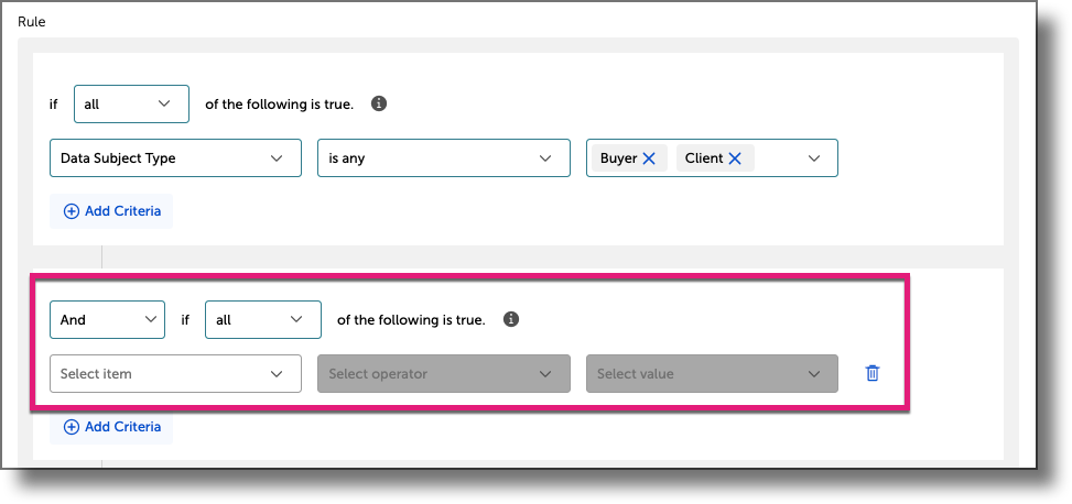 Adding Automation Rules – TrustArc