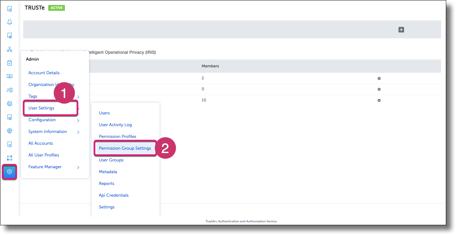 Managing User Access – TrustArc Help Center