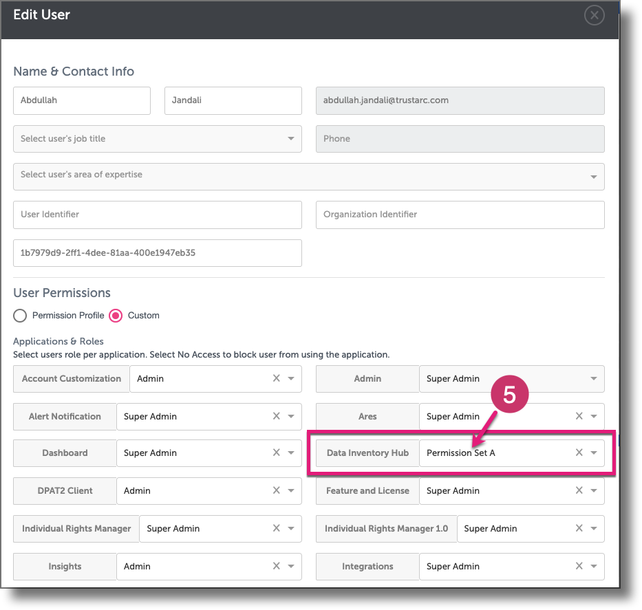 Managing User Access – TrustArc Help Center