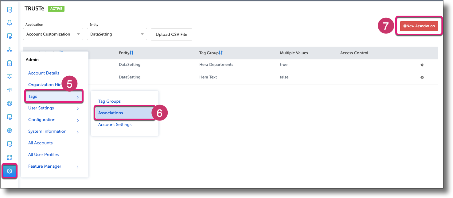 Configuring Tag-based Access – TrustArc Help Center