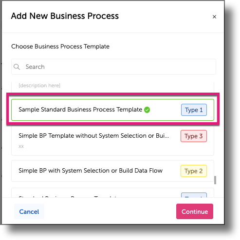 Creating a Standard Business Process Record Template – TrustArc Help Center