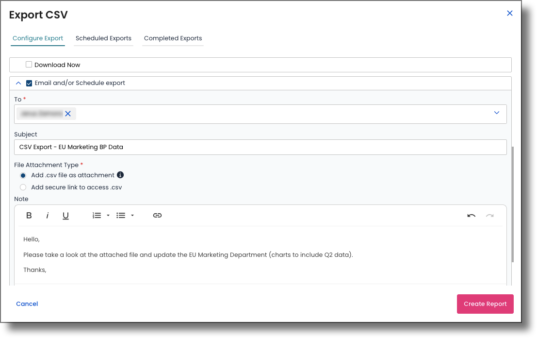 Exporting Multiple Business Process or Data Inventory Records in a ...