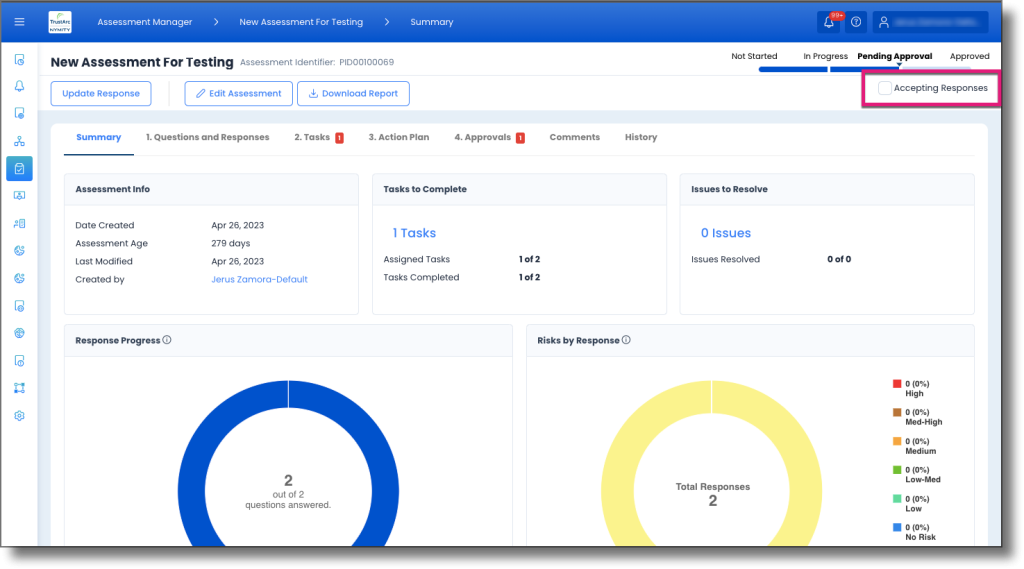 Understanding the Simplified Assessment Workflow – TrustArc Help Center
