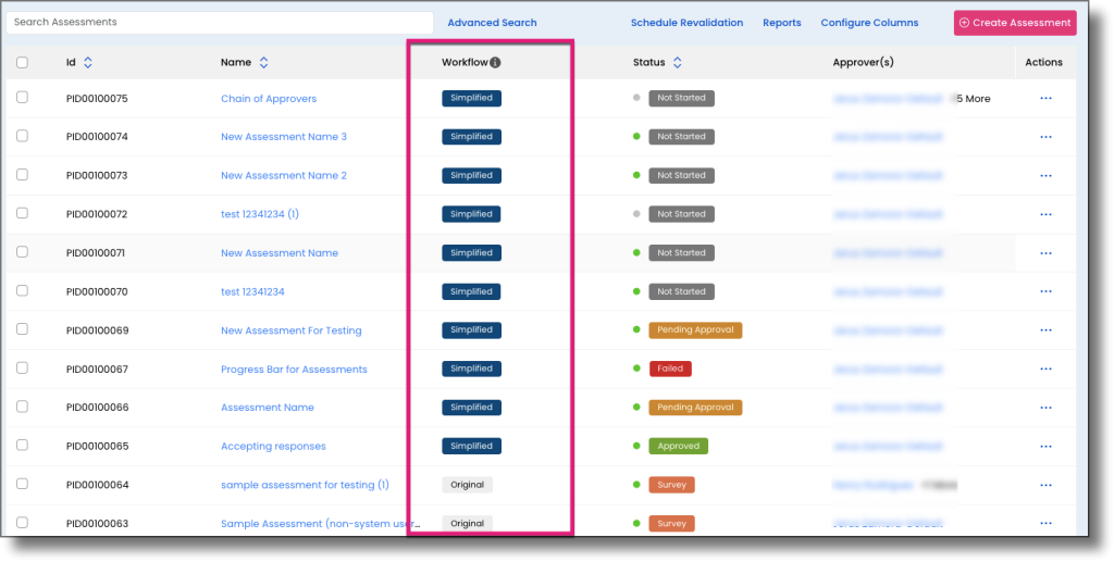 Understanding the Simplified Assessment Workflow – TrustArc Help Center