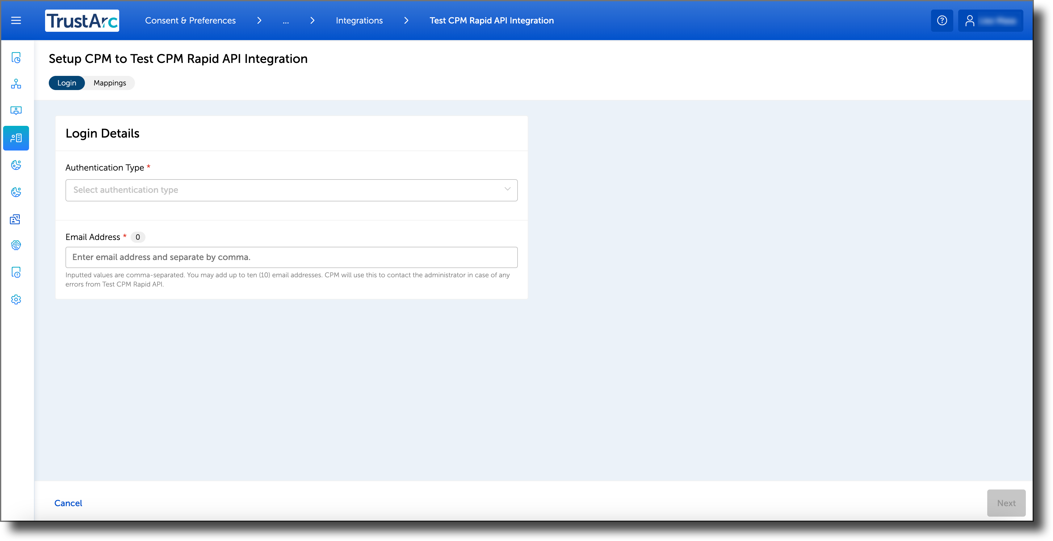 Setting Up Rapid API Integration – TrustArc Help Center