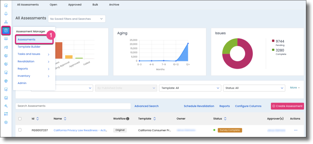 Generating a Detailed Assessment (PDF) Report – TrustArc Help Center