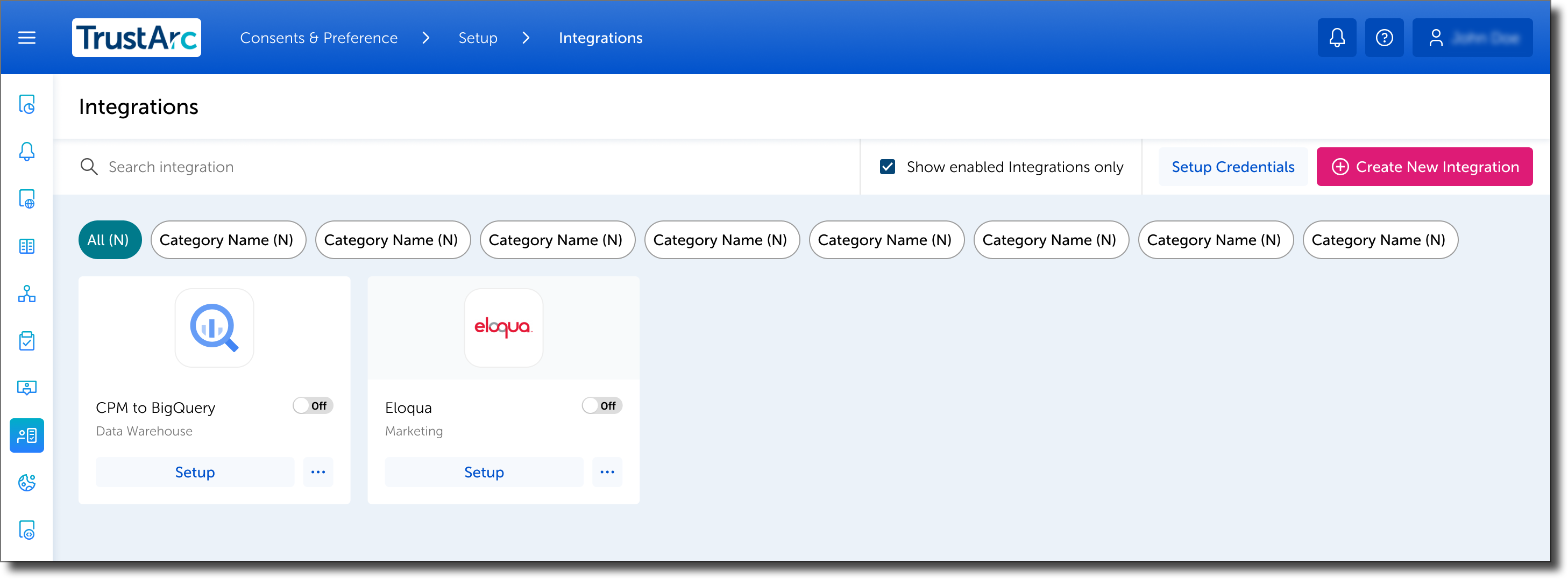 Setting Up CPM to BigQuery Integration – TrustArc Help Center