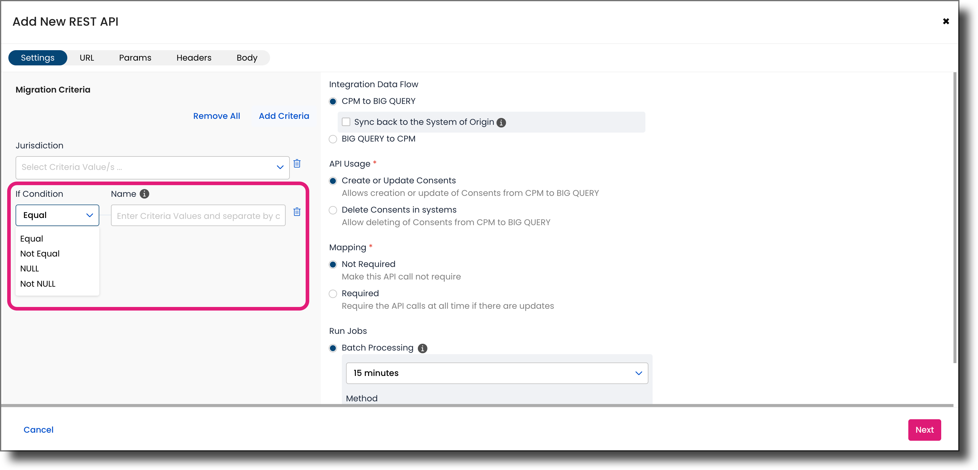 Mapping a Single API – TrustArc Help Center