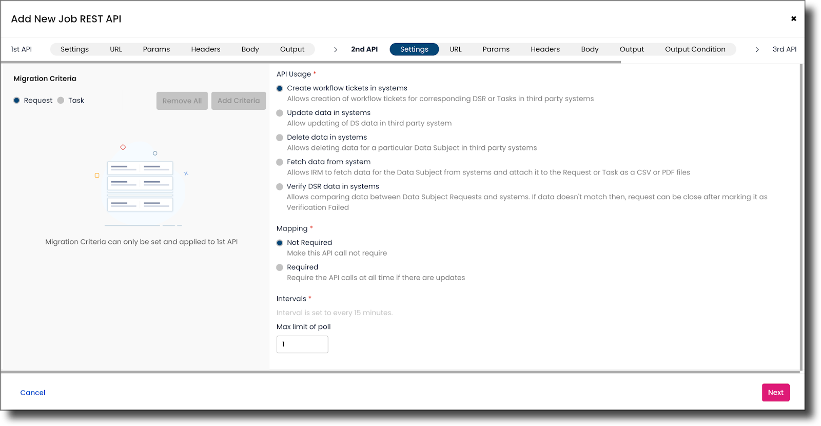 Mapping Polling APIs – TrustArc Help Center