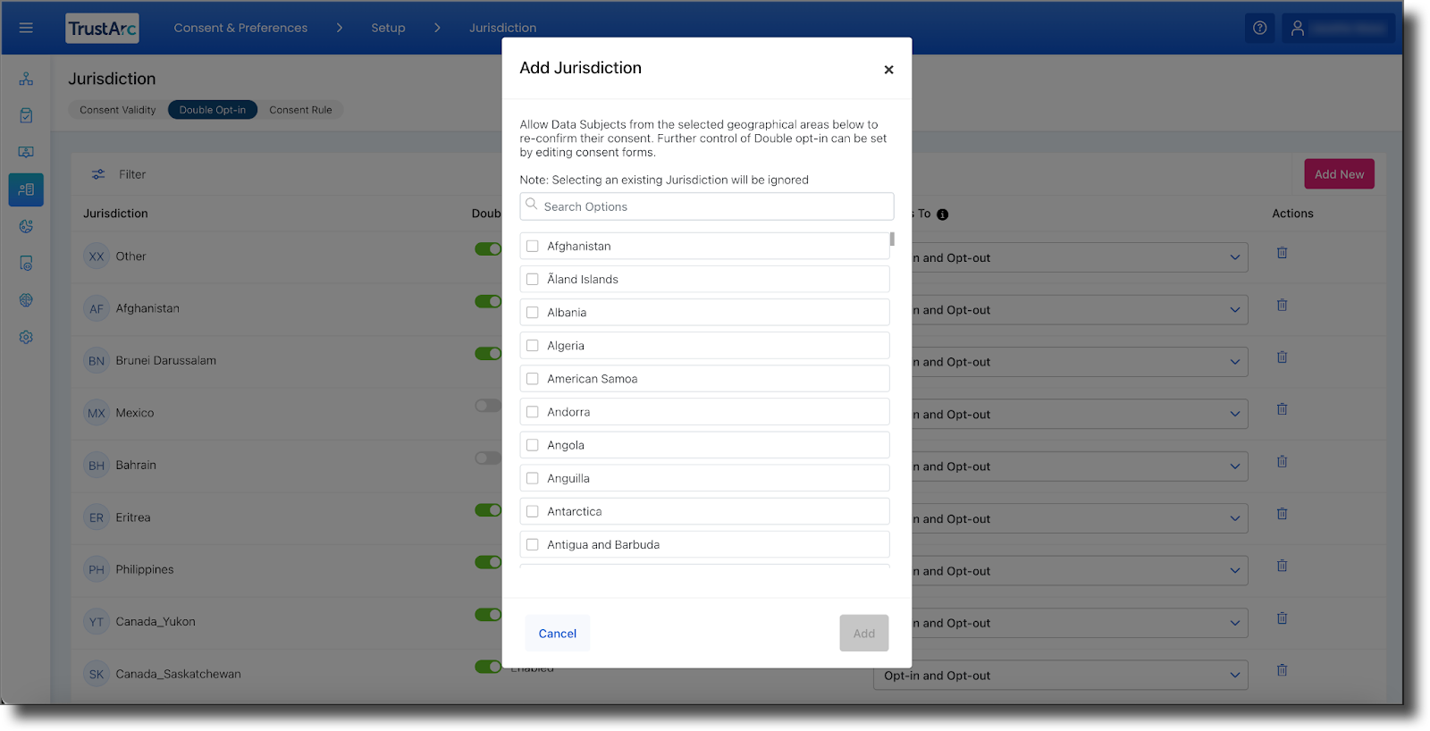 Set Up Double Opt-in – TrustArc Help Center