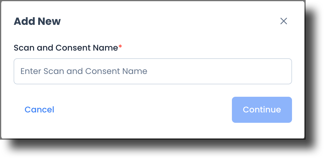 Adding New Scan and Consent – TrustArc Help Center