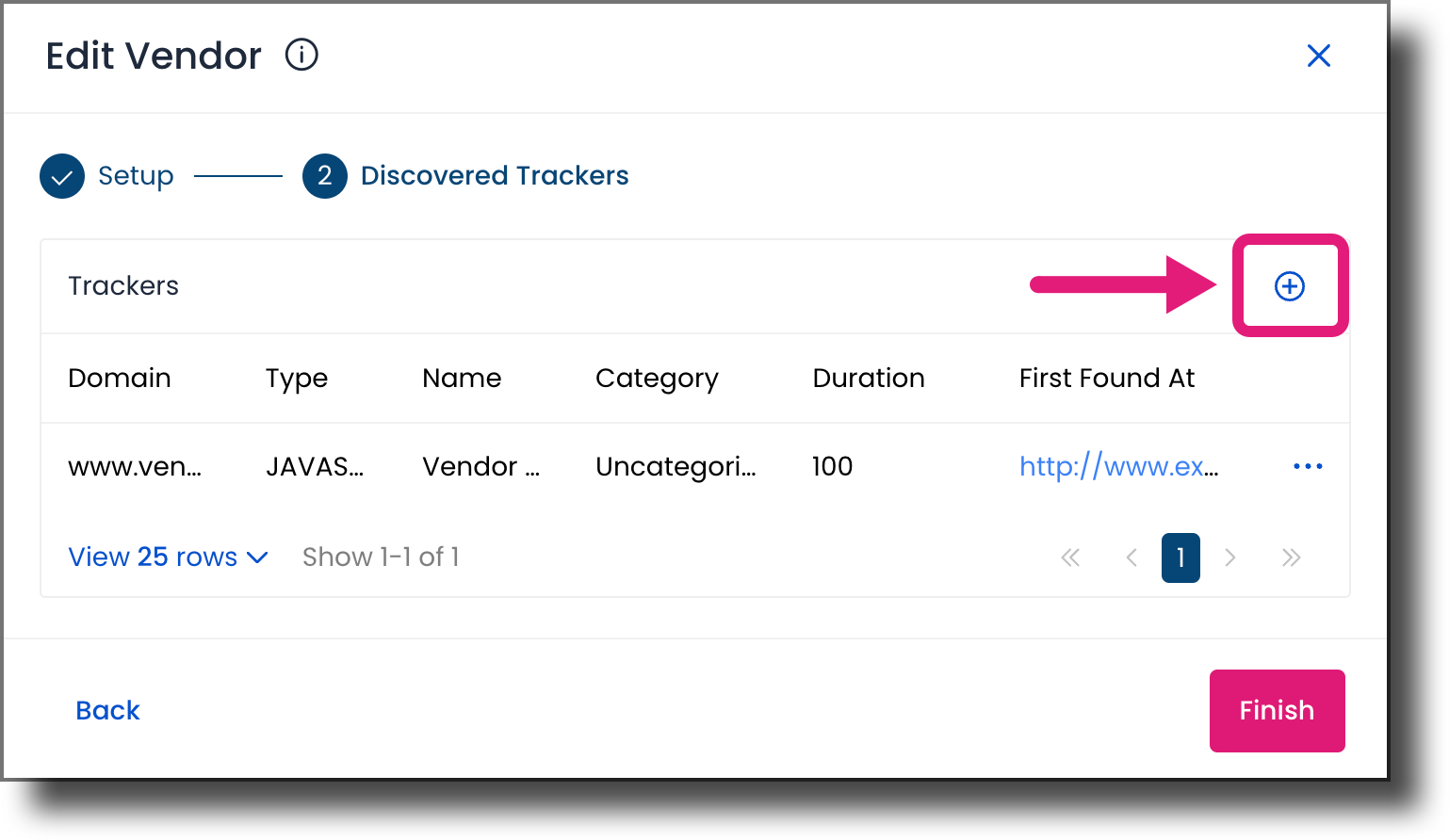 Adding Custom Vendors and Trackers – TrustArc Help Center