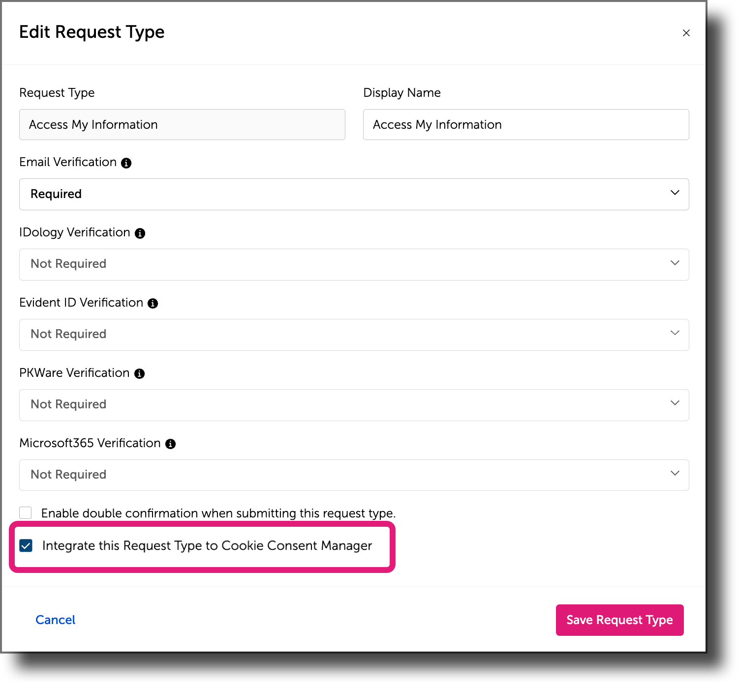 Form Builder Tab – TrustArc Help Center