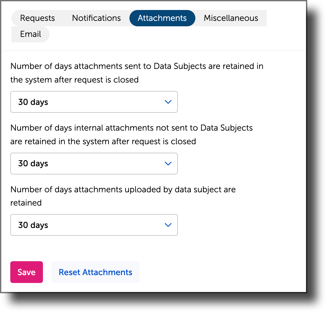 Attachments Tab – TrustArc Help Center