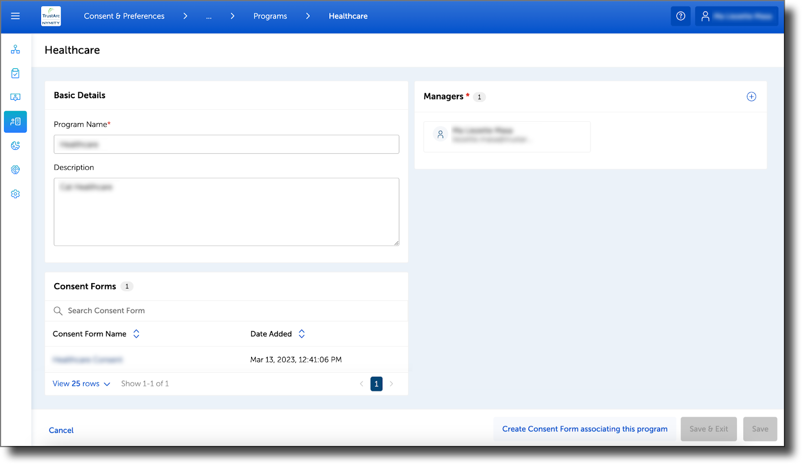 Managing Programs – TrustArc Help Center