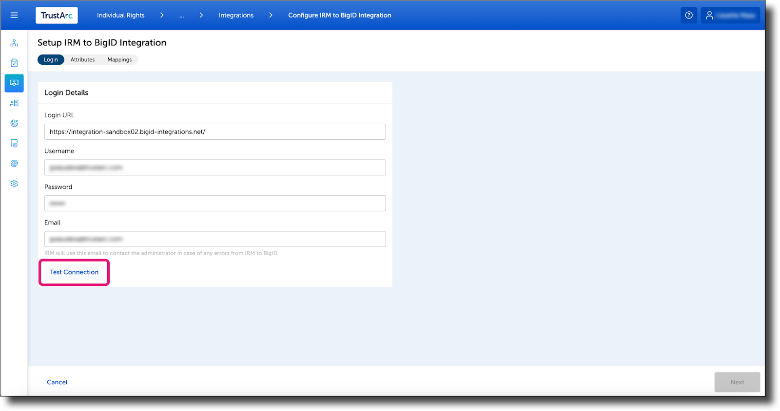 BigID Integration – TrustArc Help Center