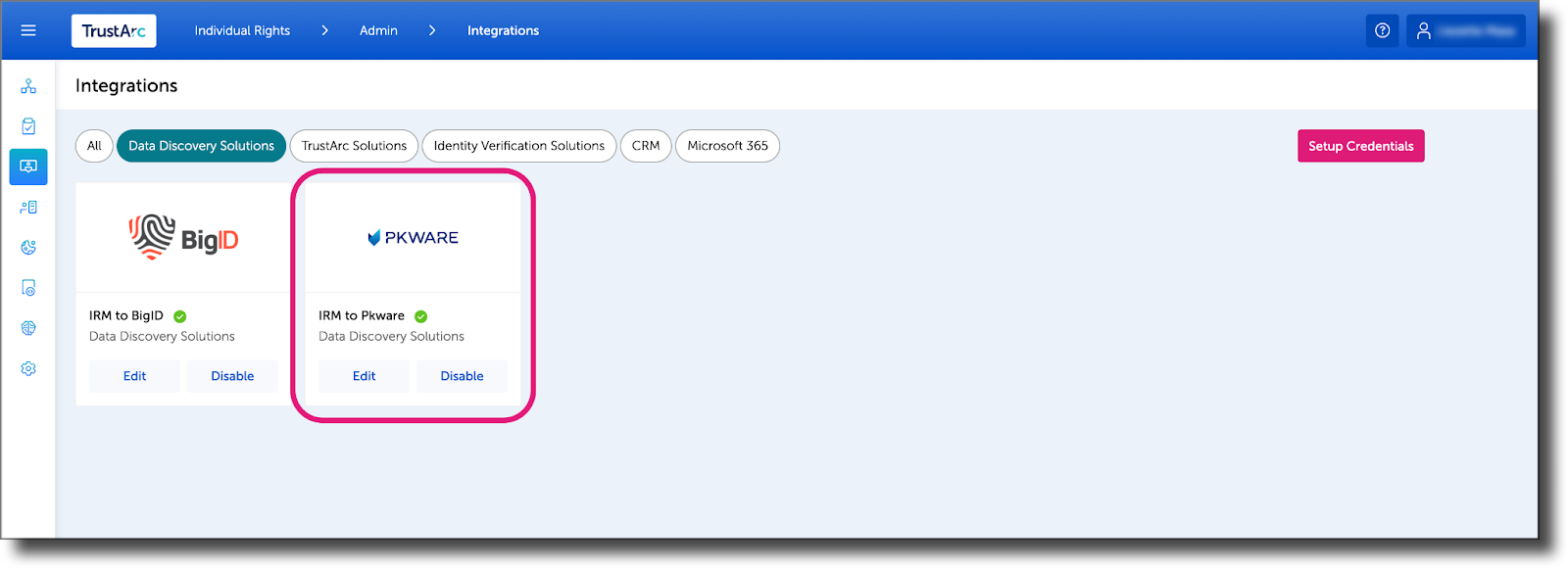Pkware Data Discovery Solution Integration – TrustArc Help Center
