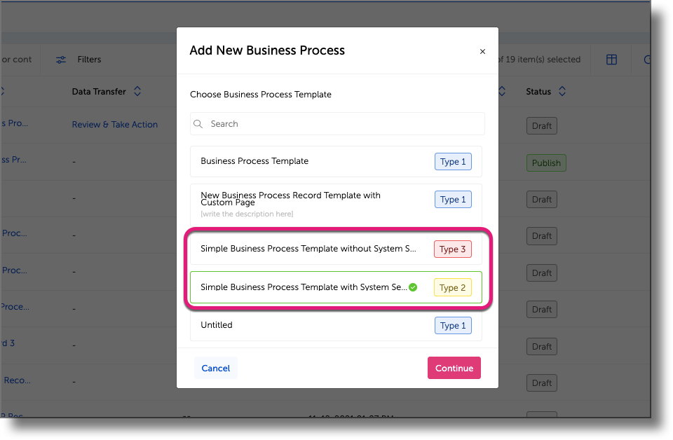 Creating a Simple Business Process Record – TrustArc Help Center