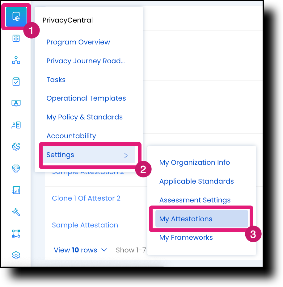 Attestor Configuration – TrustArc Help Center