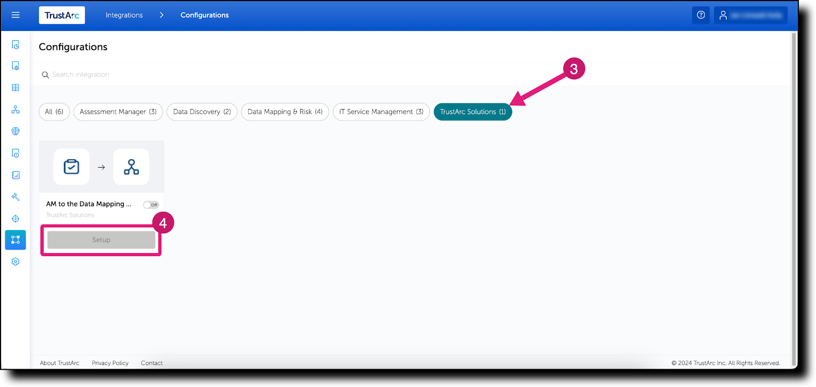 Accessing the Assessment Manager to Data Mapping & Risk Setup ...