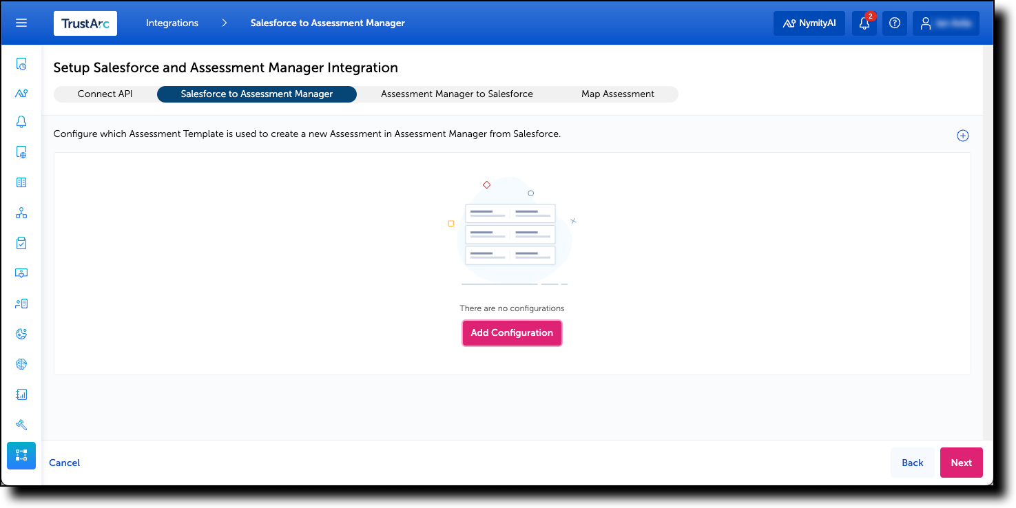 Salesforce to Assessment Manager Integration Setup – TrustArc Help Center