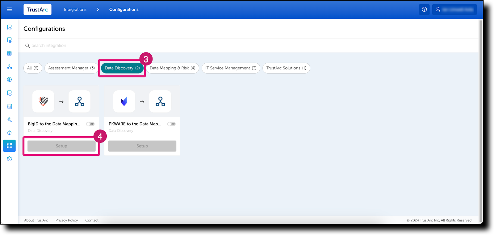 Accessing the Application (BigID to Data Mapping & Risk Integration) – TrustArc Help Center
