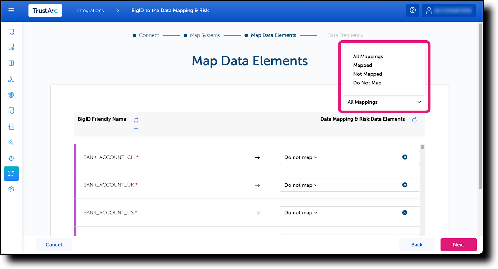 Overview Mapping The Data Elements Bigid To Data Mapping And Risk 8686