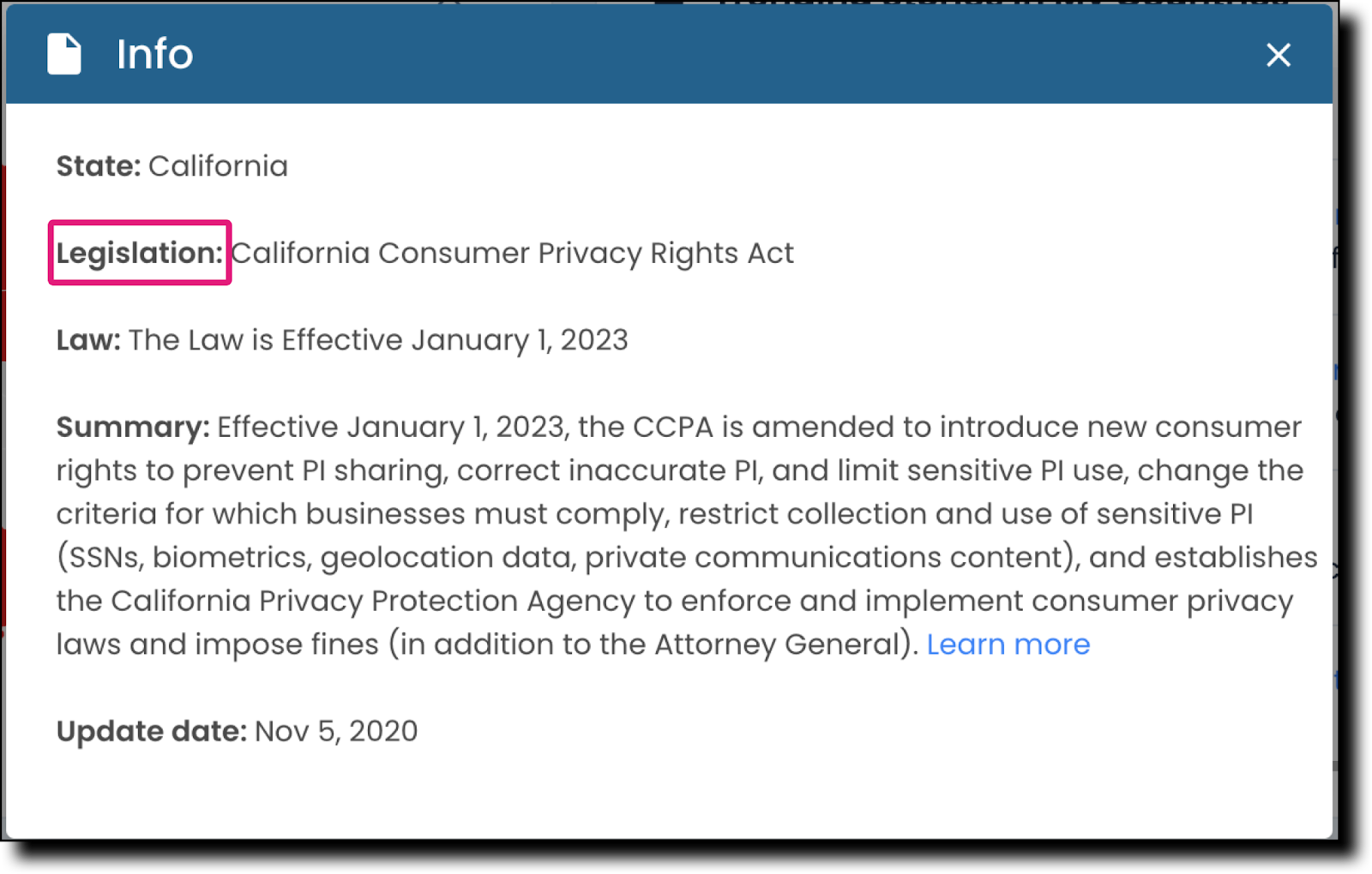 Governance Suite Release - February 5, 2025 – TrustArc Help Center