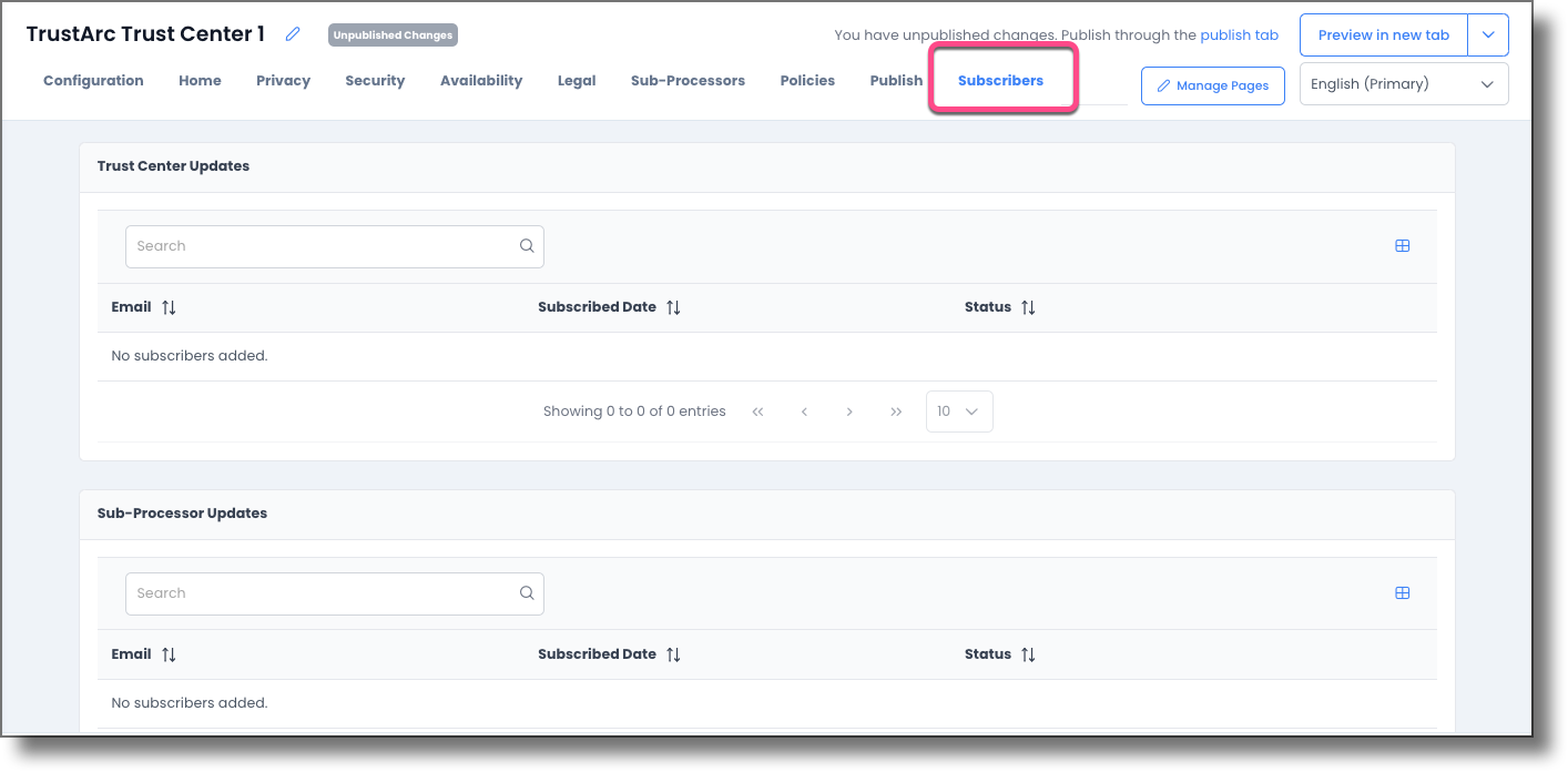 Privacy Studio Release - February 13, 2025 – TrustArc Help Center