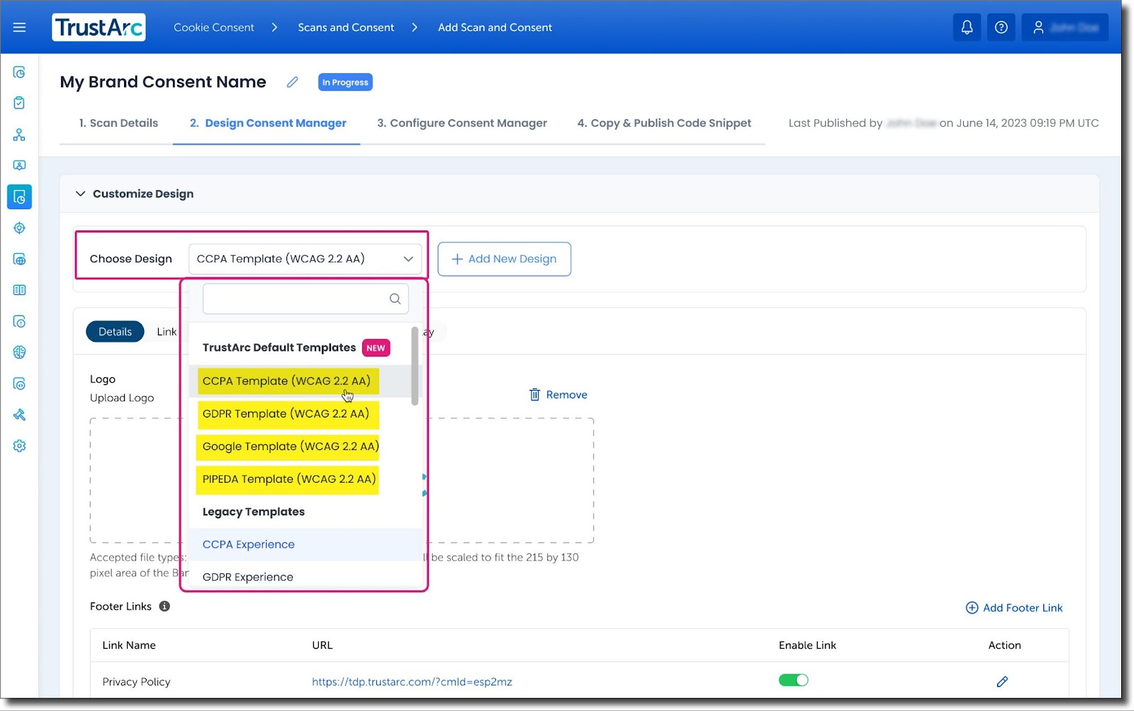 Update Forms and Banners for Accessibility – TrustArc Help Center