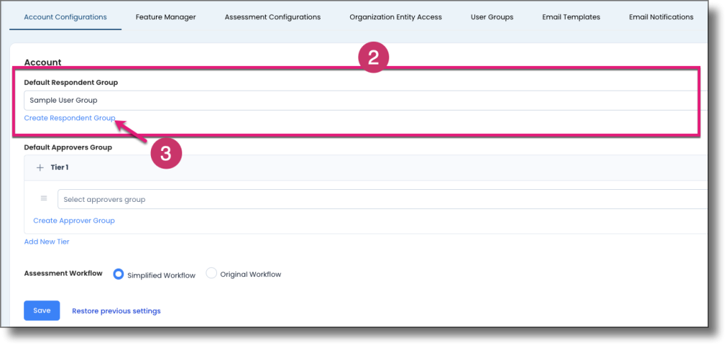 Creating Default Respondents Group – TrustArc Help Center