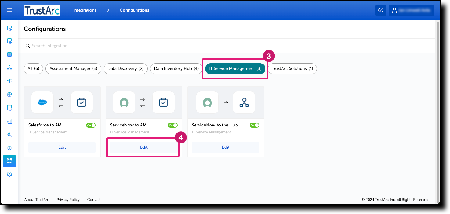 Accessing the Setup Configuration – TrustArc Help Center