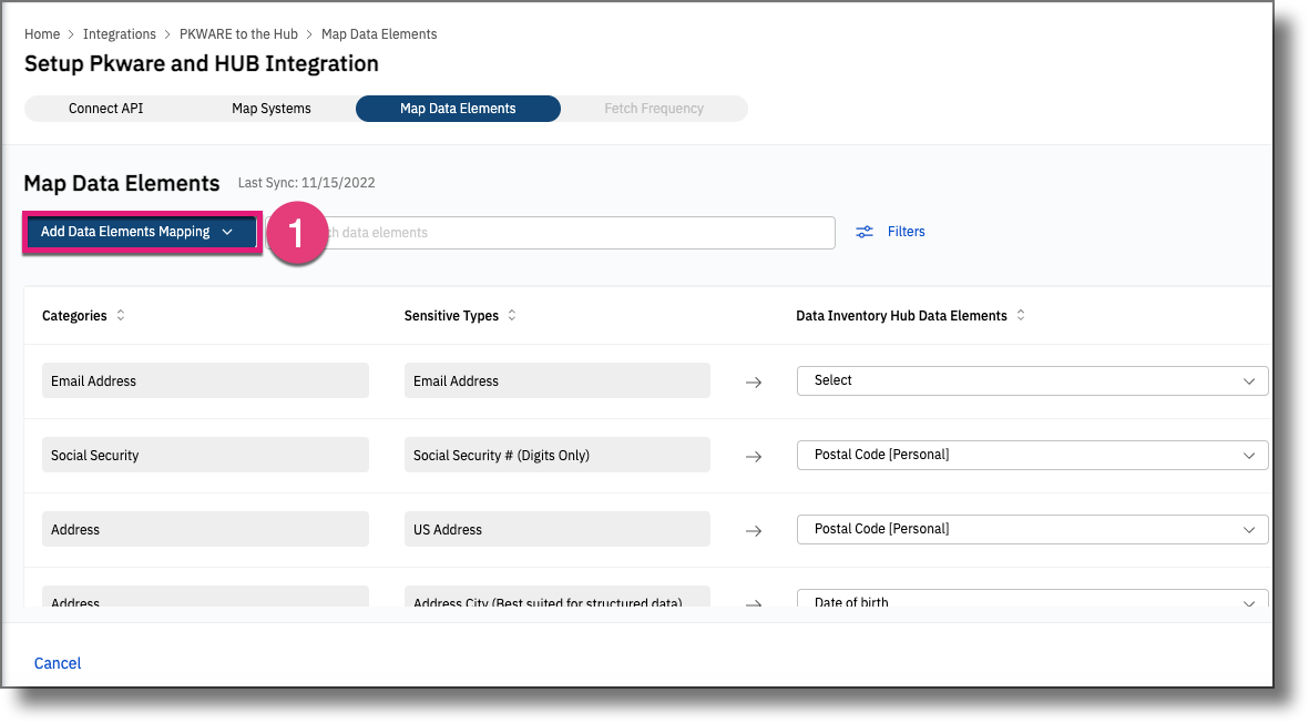 PKWare to Data Mapping & Risk Manager Setup – TrustArc Help Center