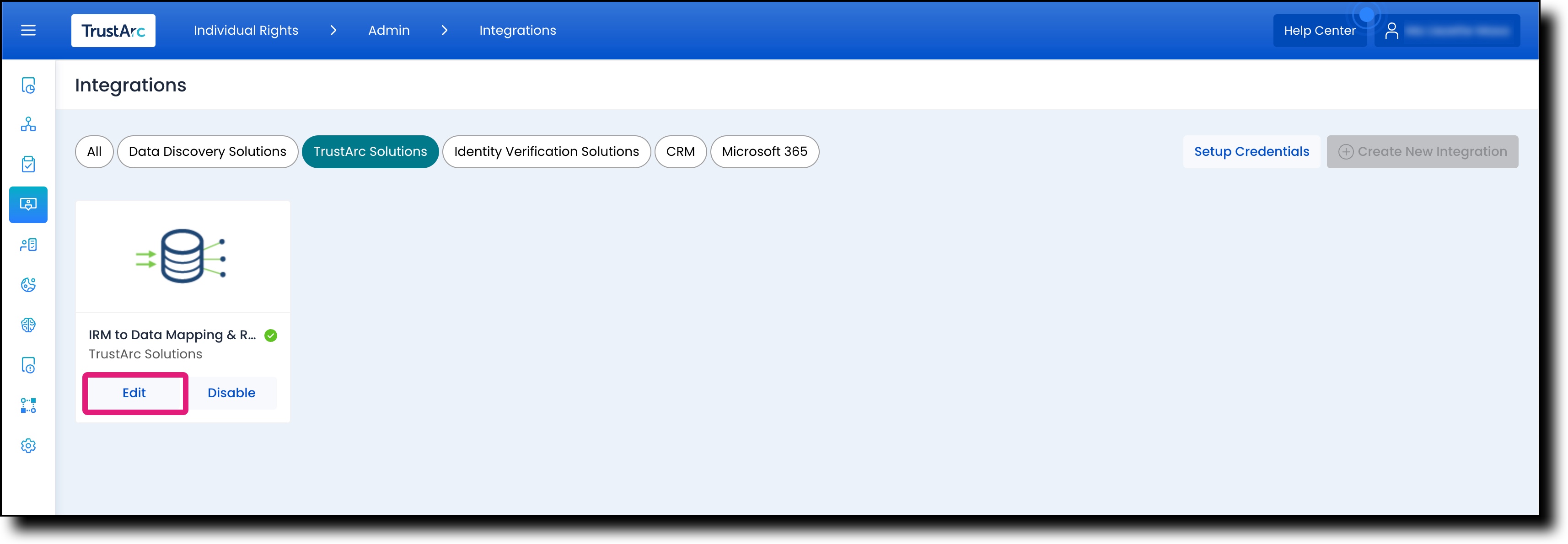 Data Mapping & Risk Manager to IRM Integration – TrustArc Help Center