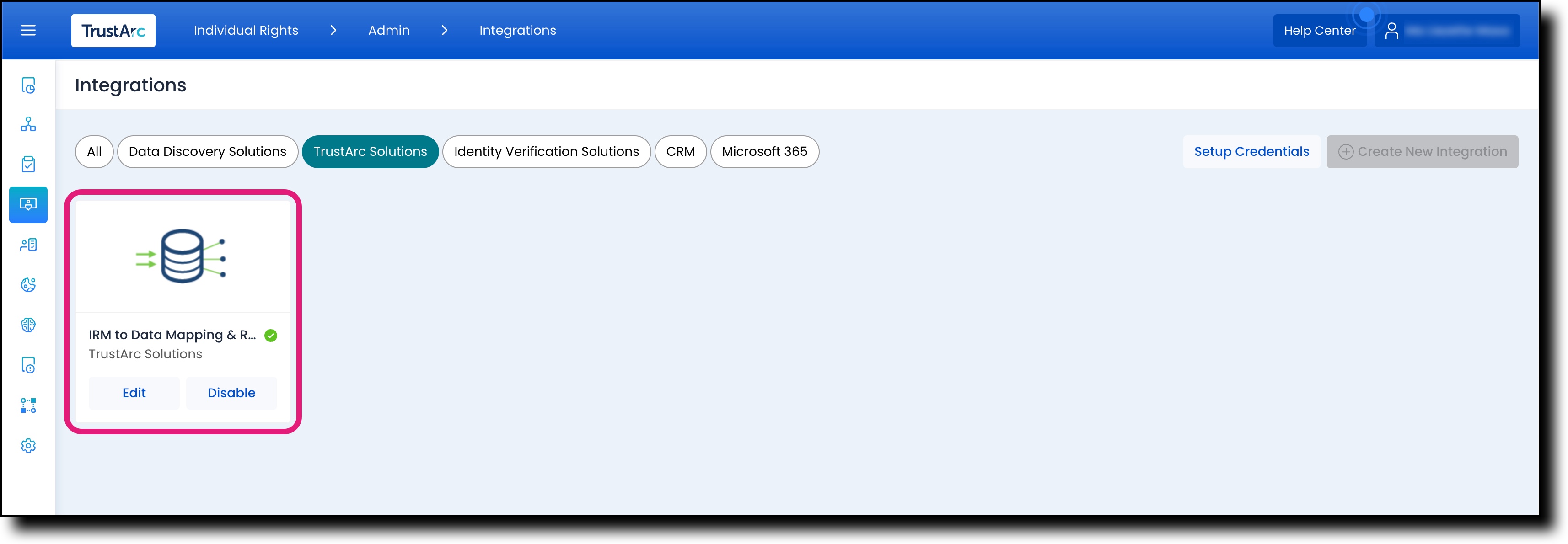 Data Mapping & Risk Manager to IRM Integration – TrustArc Help Center