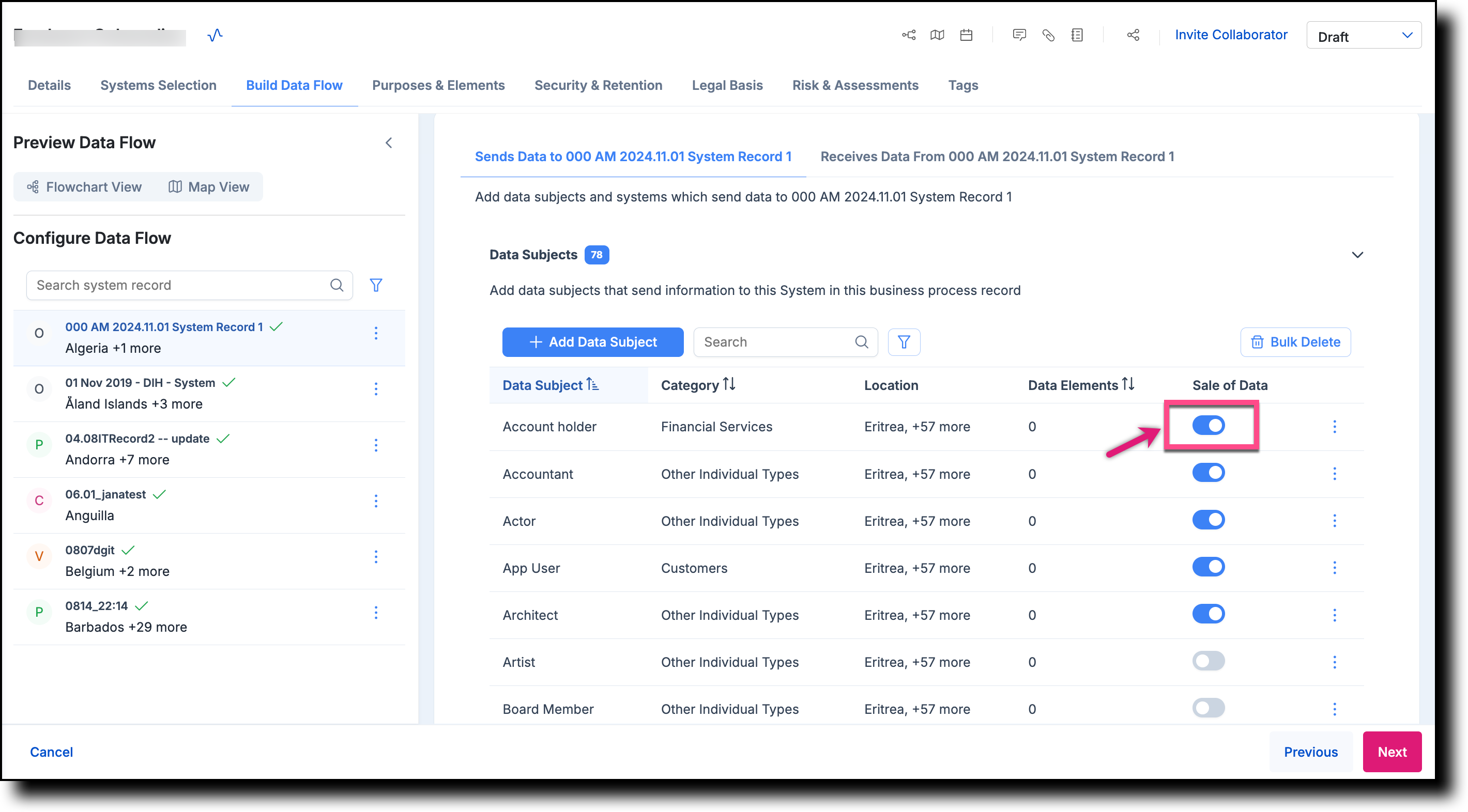 Creating a Standard Business Process Record – TrustArc Help Center
