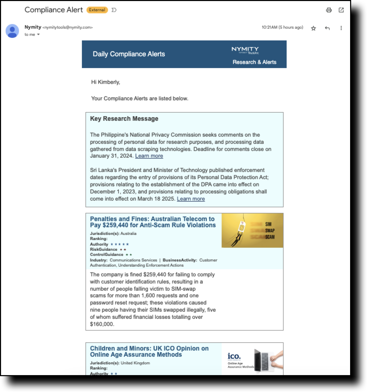 Top 6 Tips for Nymity Research – TrustArc Help Center