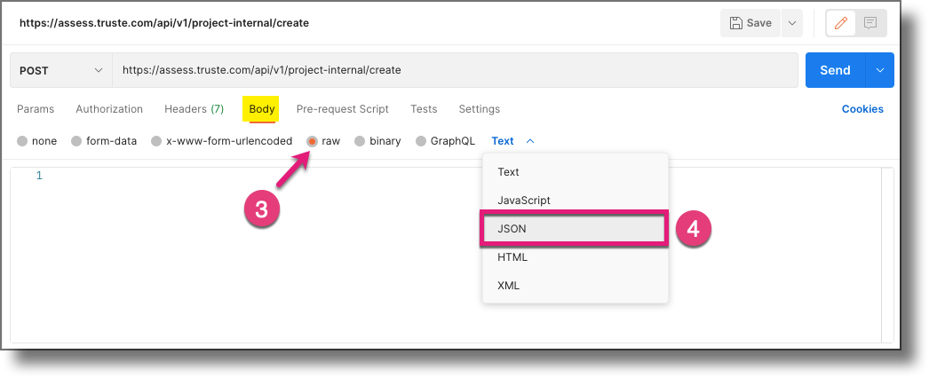 Creating an Assessment via API – TrustArc Help Center