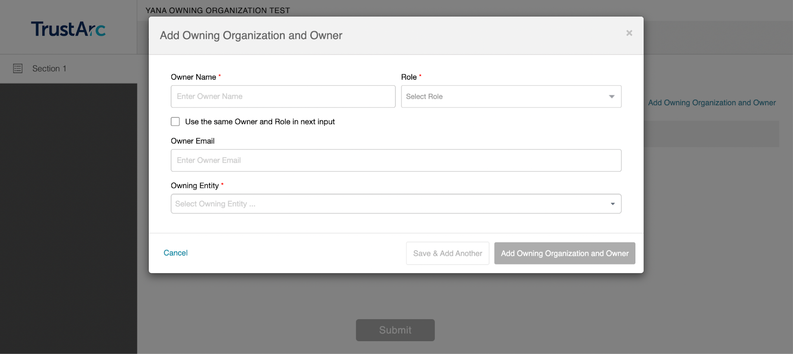 Assessment Manager Release - March 22, 2023 – TrustArc Help Center