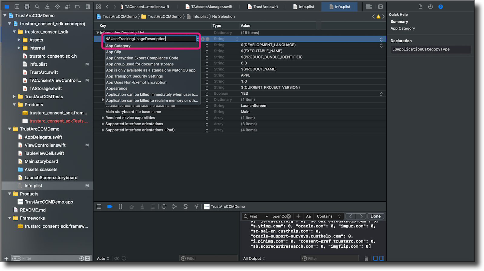 Sample Implementation / Usage – TrustArc Help Center