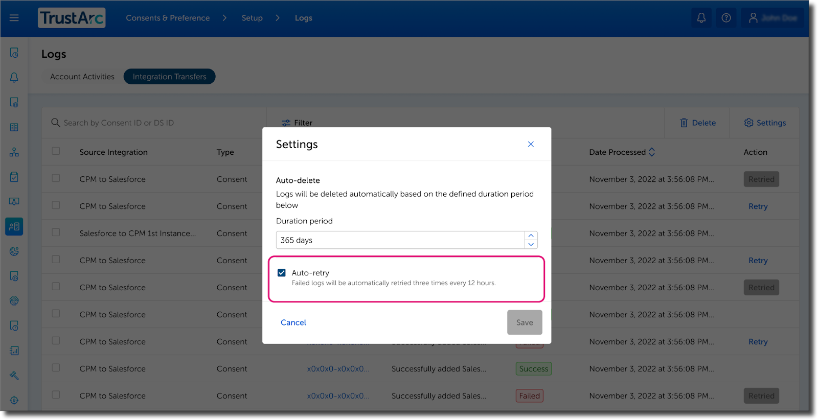 Consent & Preference Manager Release – July 10, 2023 – TrustArc Help Center